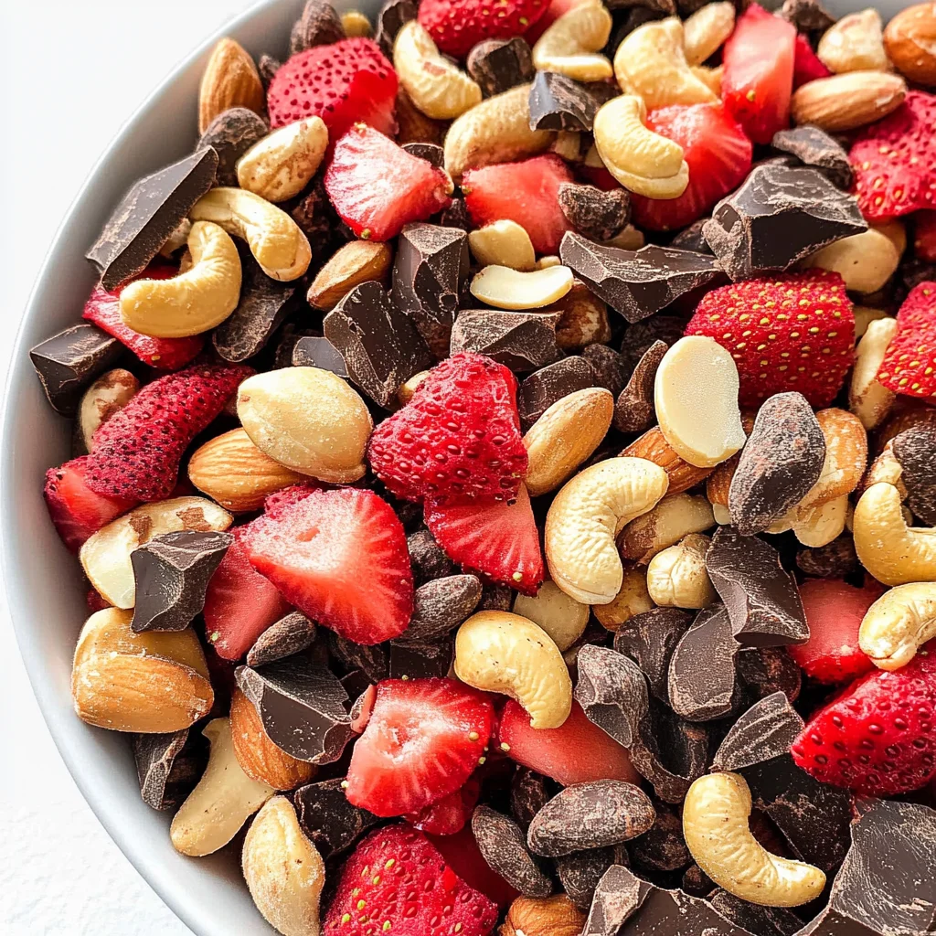 Dark Chocolate Trail Mix Recipe {Heart Healthy}